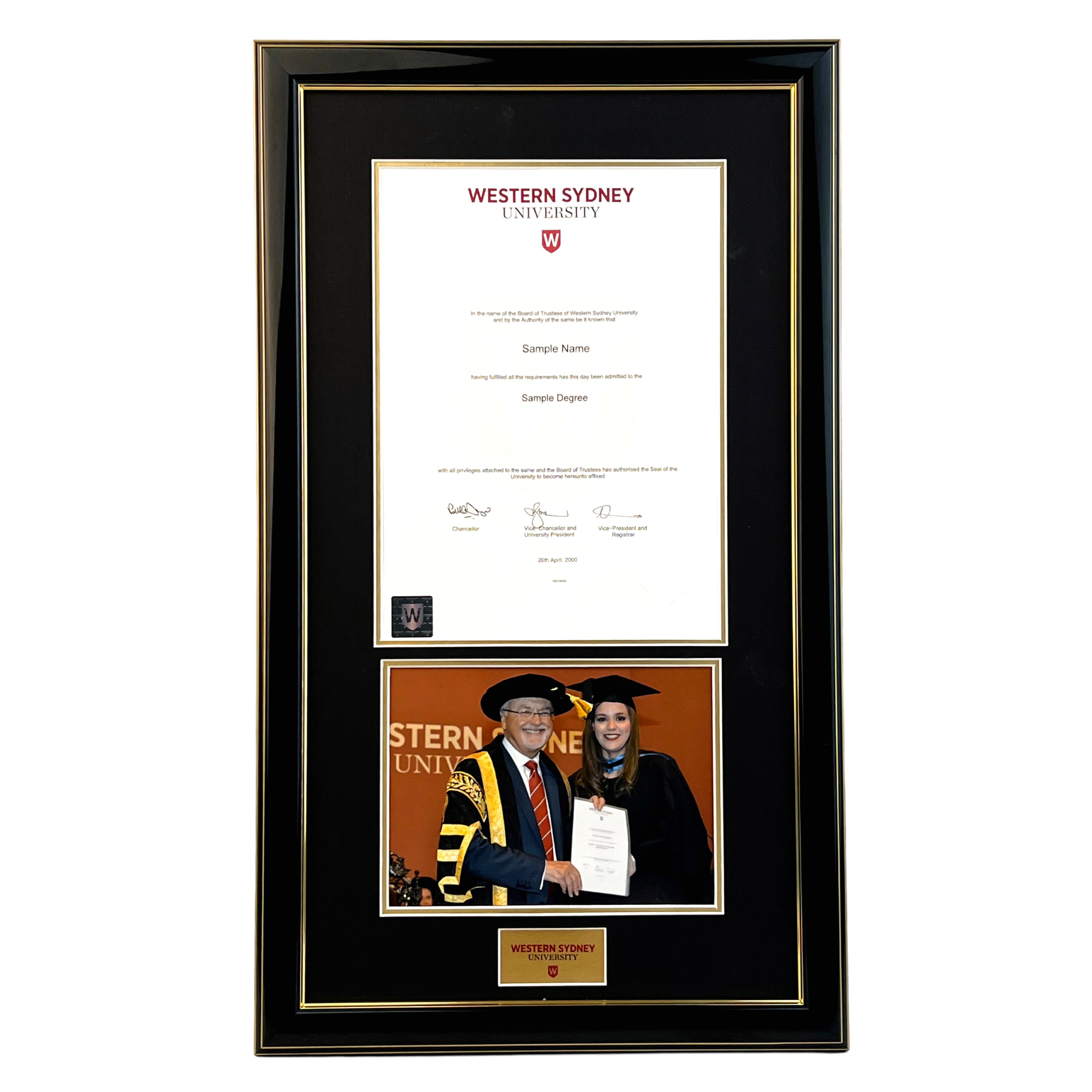 Double Frame - WSU - Prestige Gold | Jackson Frames