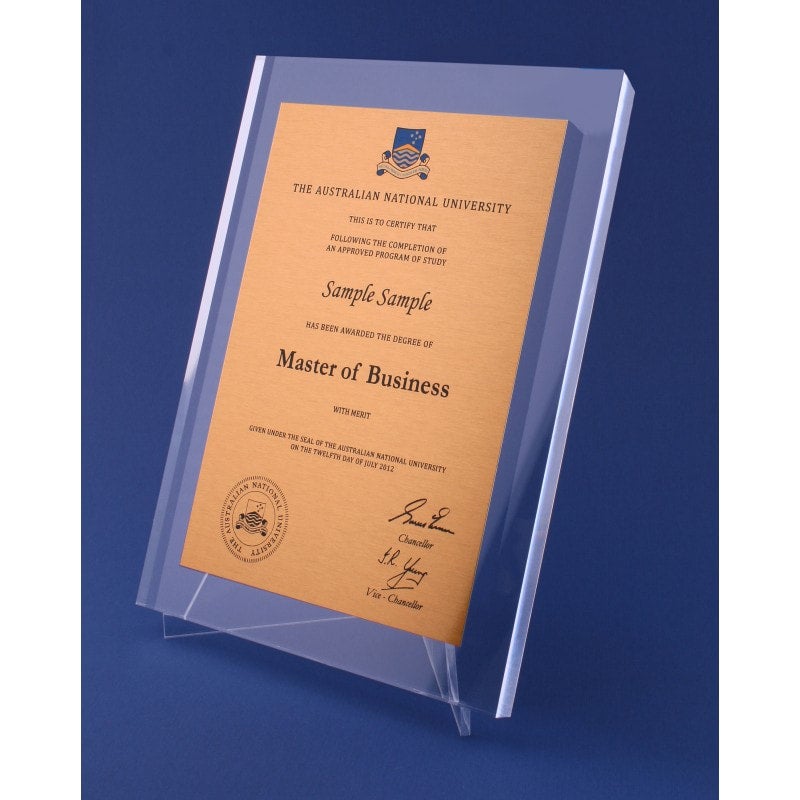 Clear Acrylic Plaque | Jackson Frames