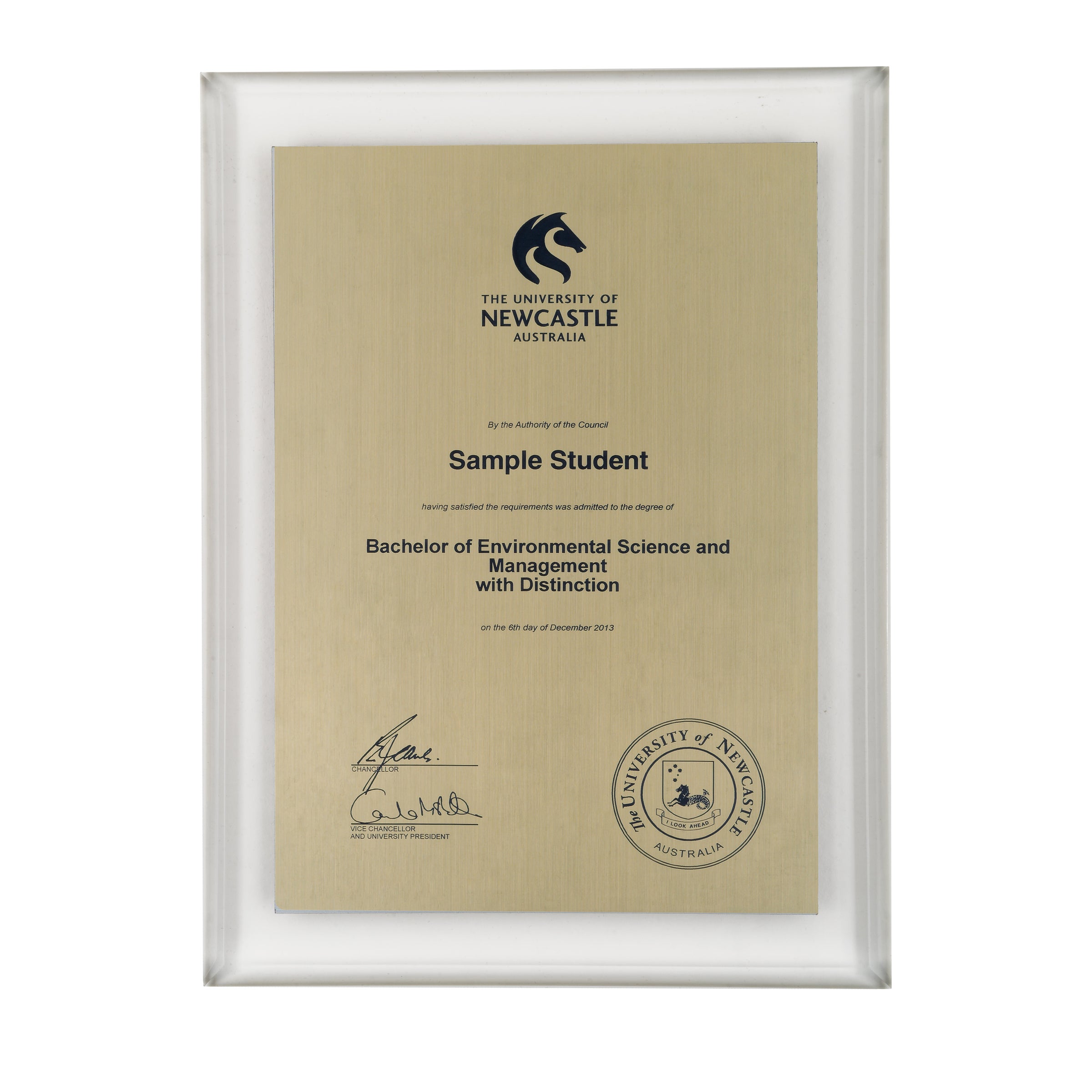 Clear Acrylic Plaque | Jackson Frames
