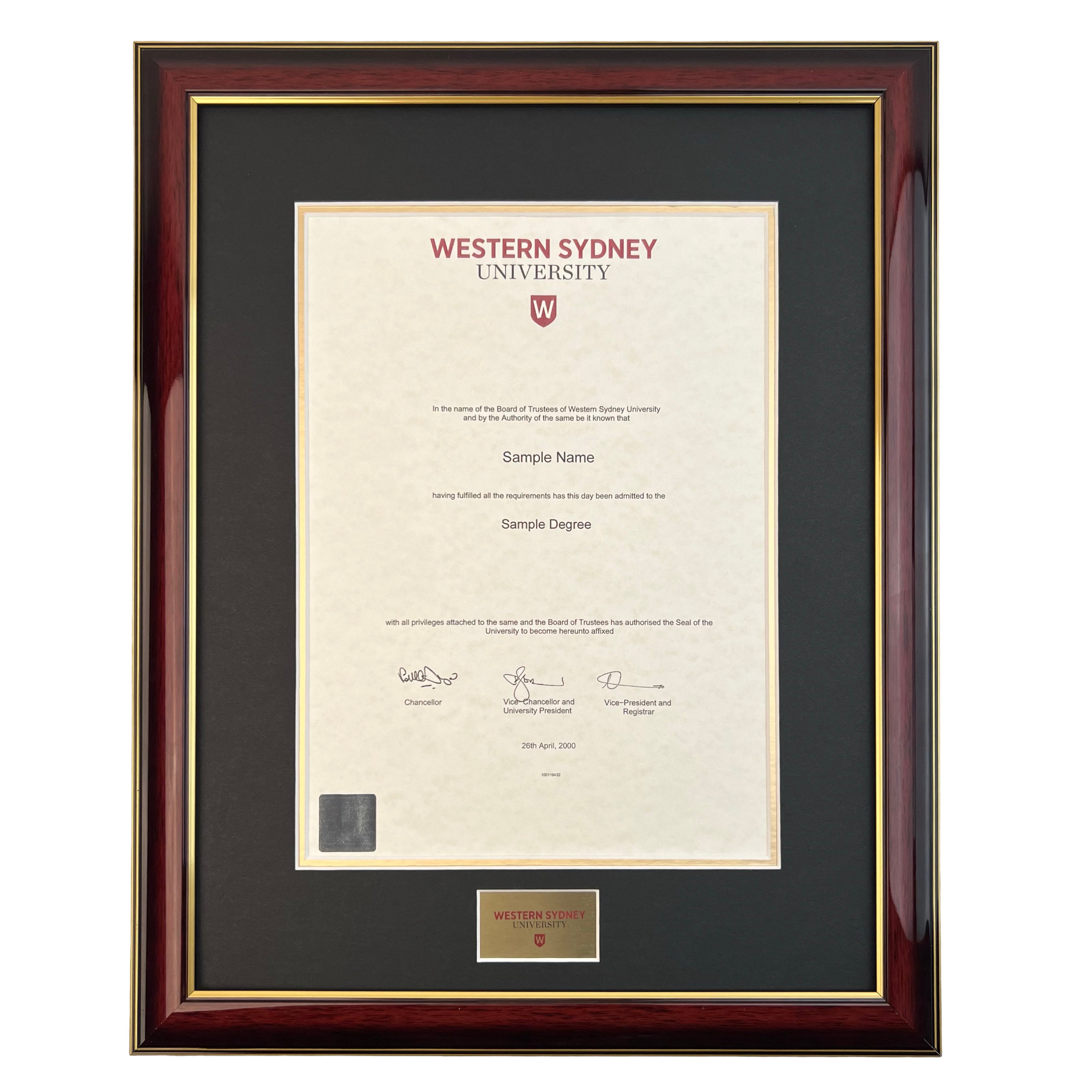 Academic - WSU | Jackson Frames