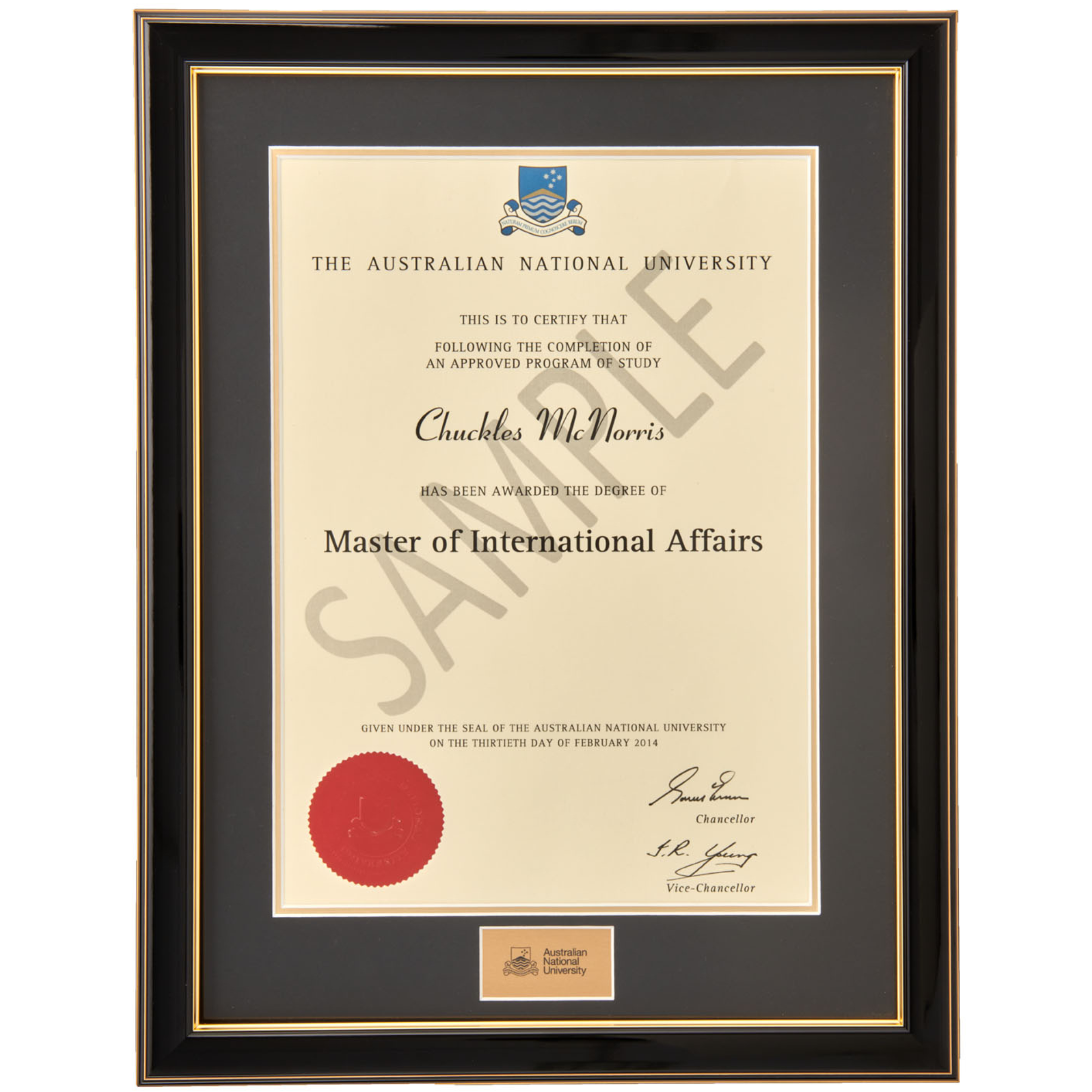 ANU: Prestige Gold | Jackson Frames