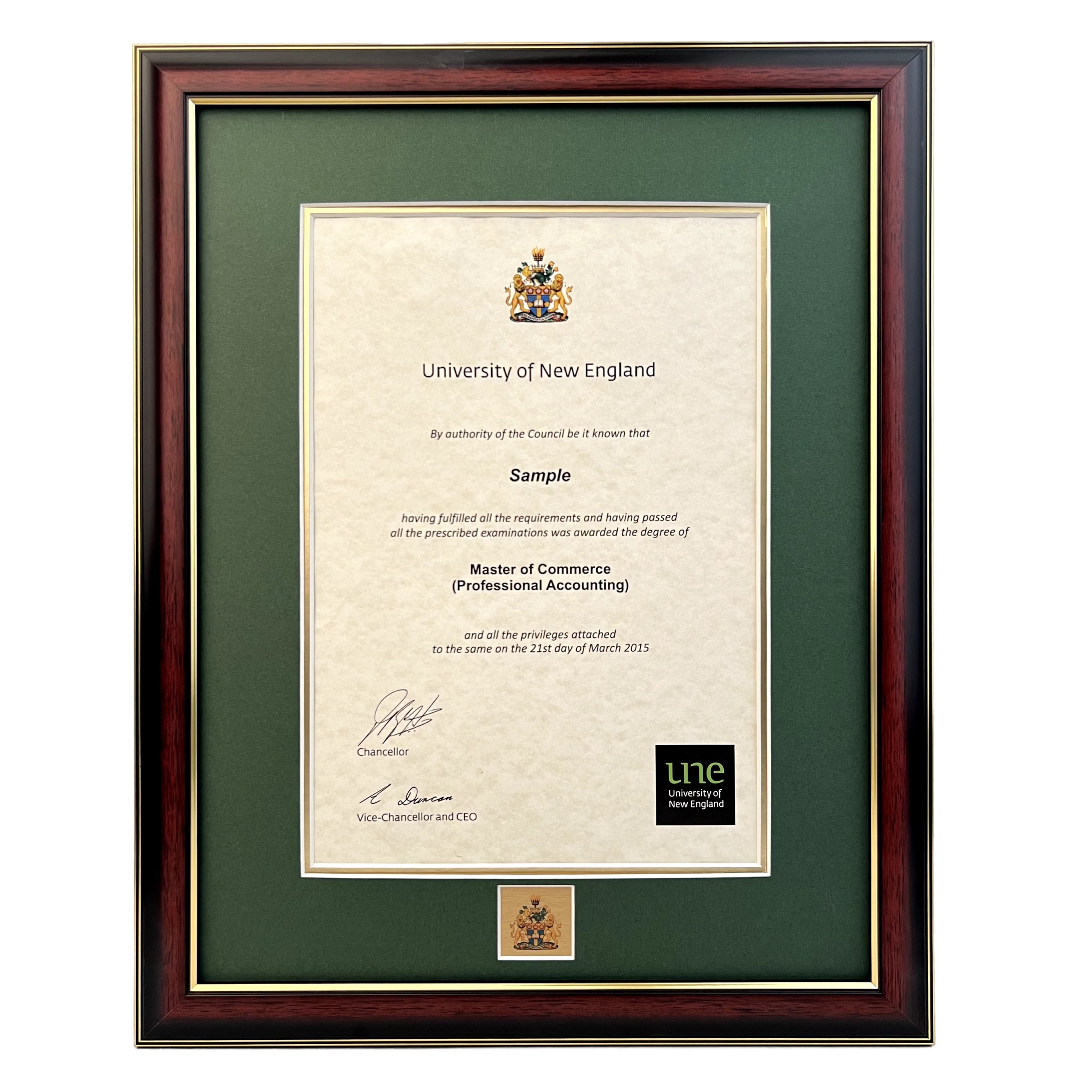 Graduate - UNE | Jackson Frames